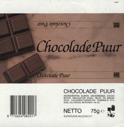 Dutch chocolate wrappers